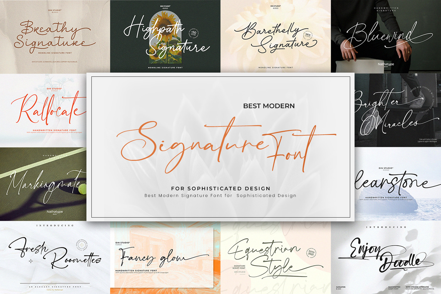 Best Modern Signature Fonts for Sophisticated Design