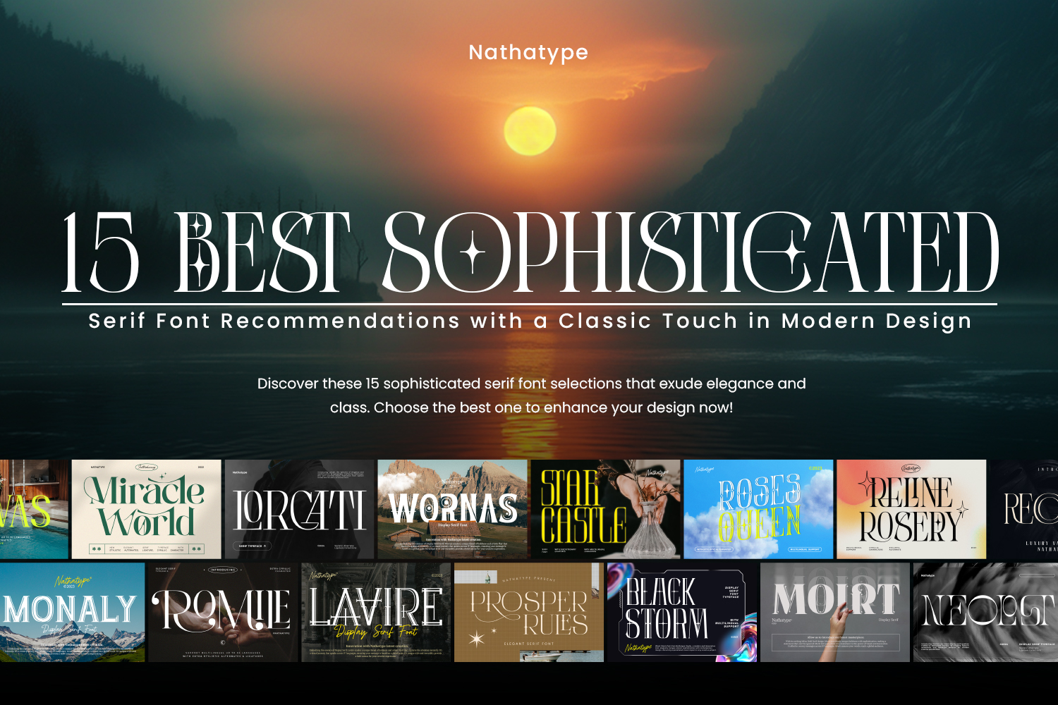 15 Best Sophisticated Serif Font Recommendations with a Classic Touch ...