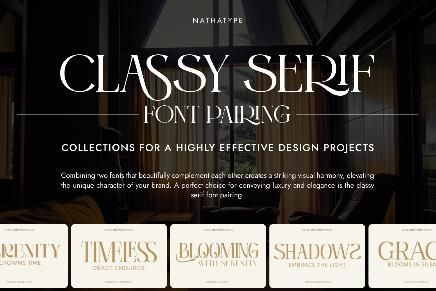 10 Classy Serif Font Pairing Collections for Effective Design Projects ...